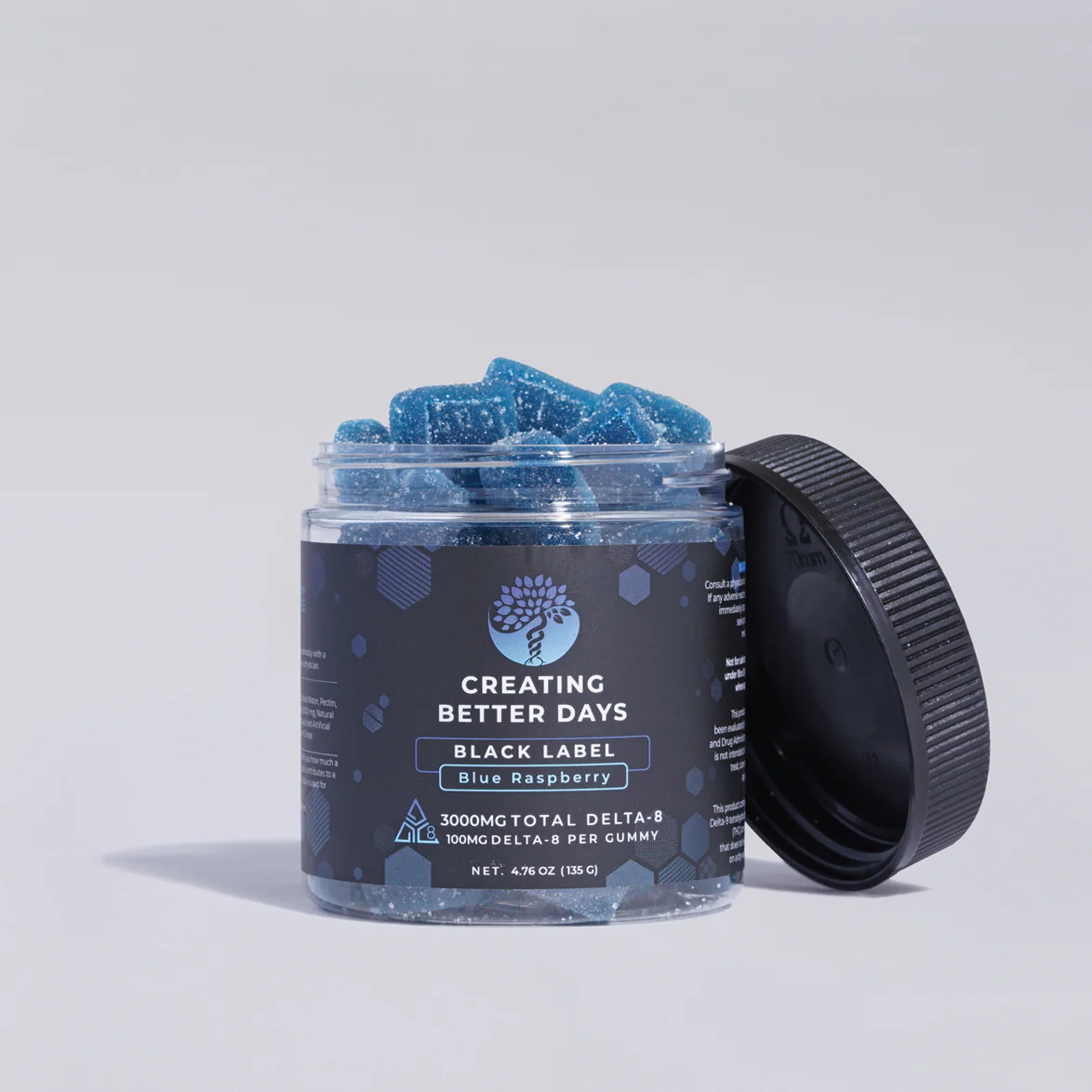 Black Label Delta 8 + CBN + THCP Gummies – My Store